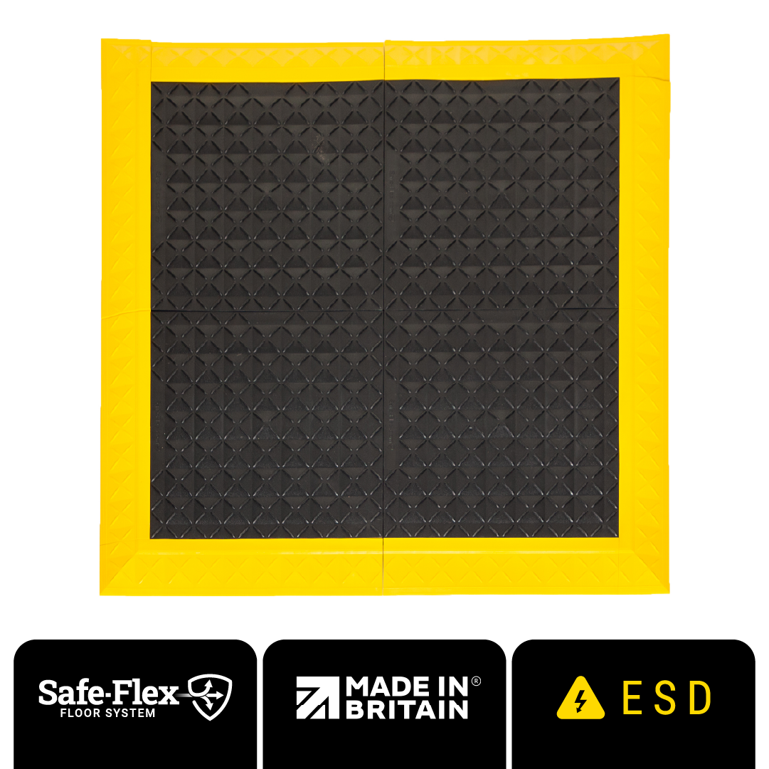 ESD Anti-Fatigue Workstation Mat, 112cm x 112cm x 2.5cm – Ergo Advantage UK Ltd. Online Store
