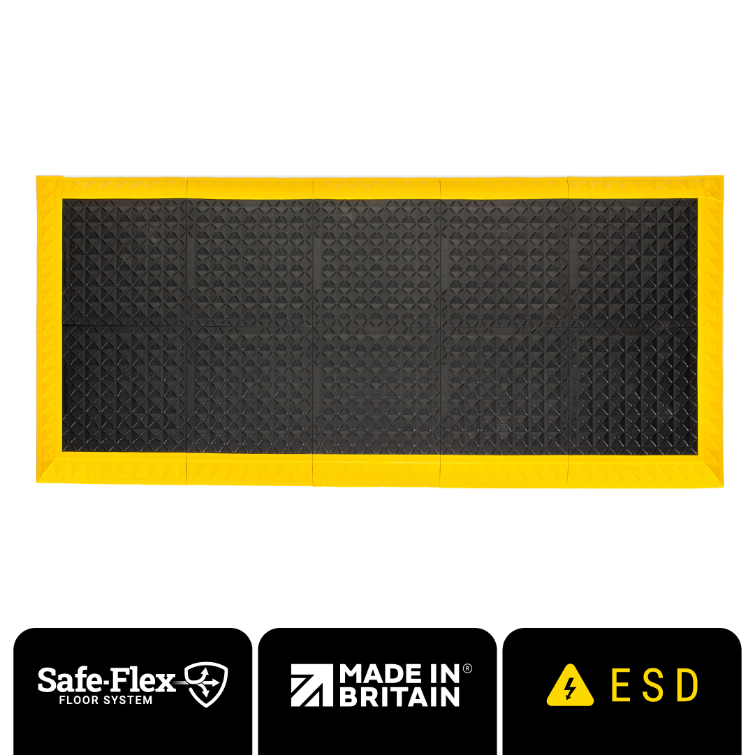 ESD Anti-Fatigue Workstation Mat, 249cm x 112cm x 2.5cm – Ergo ...